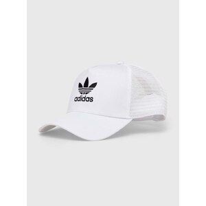 Kapa sa šiltom adidas Originals boja: bijela, s aplikacijom, IS3015 ...