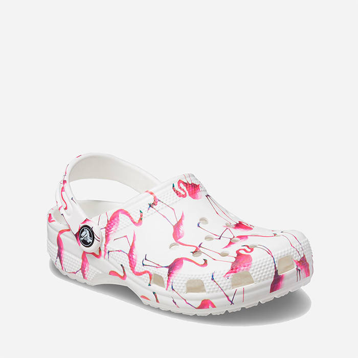 Crocs Classic pool Party Clog 207826 WHITE/FLAMINGO - GLAMI.hr