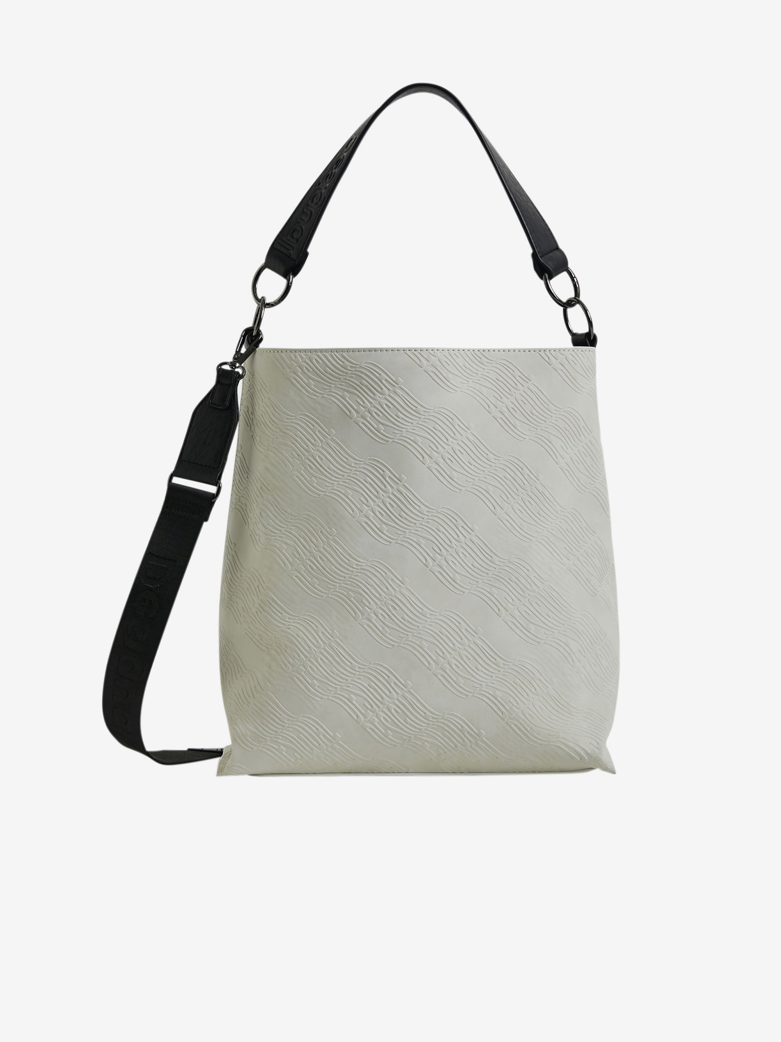 Desigual Ženske torbice krem Logorama - GLAMI.hr