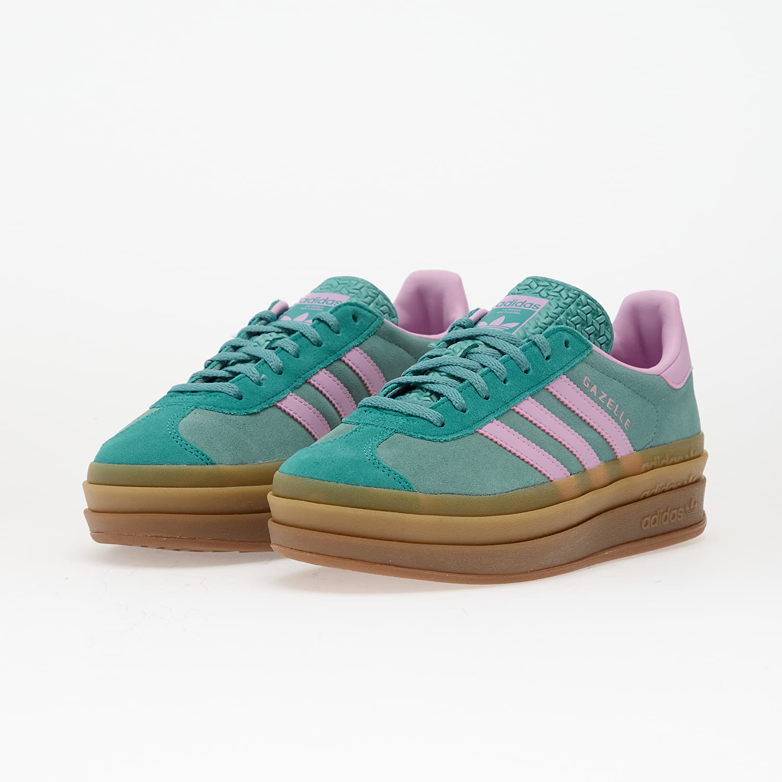 adidas Originals adidas Gazelle Bold W Power Teal/ Bliss Lilac/ Pure ...