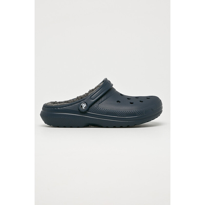 Crocs - Natikače Classic Lined Clog CHARC 203591 - GLAMI.hr
