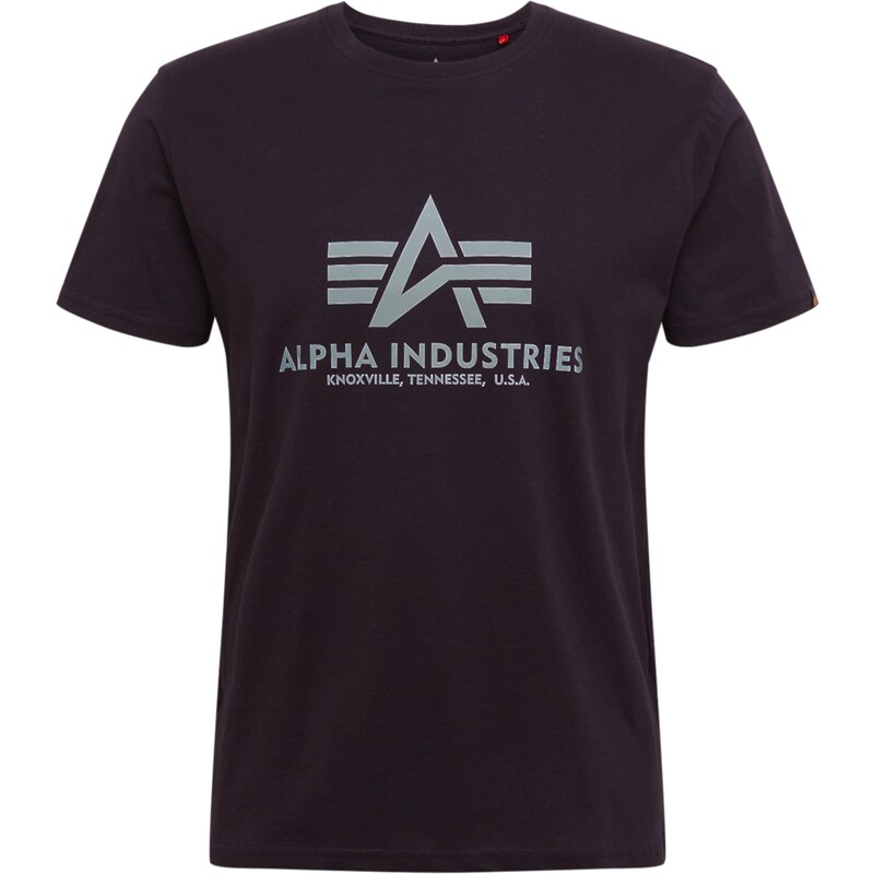 ALPHA INDUSTRIES Majica siva / crna - GLAMI.hr