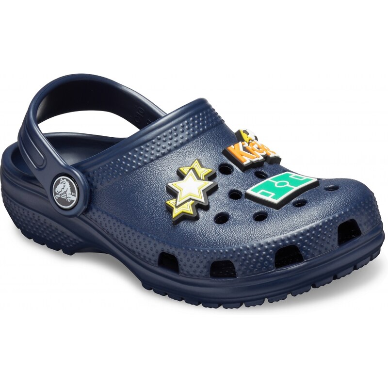 Crocs Kids’ Classic Charm Clog Navy - GLAMI.hr