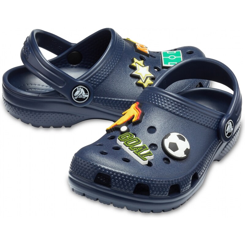 Crocs Kids’ Classic Charm Clog Navy - GLAMI.hr