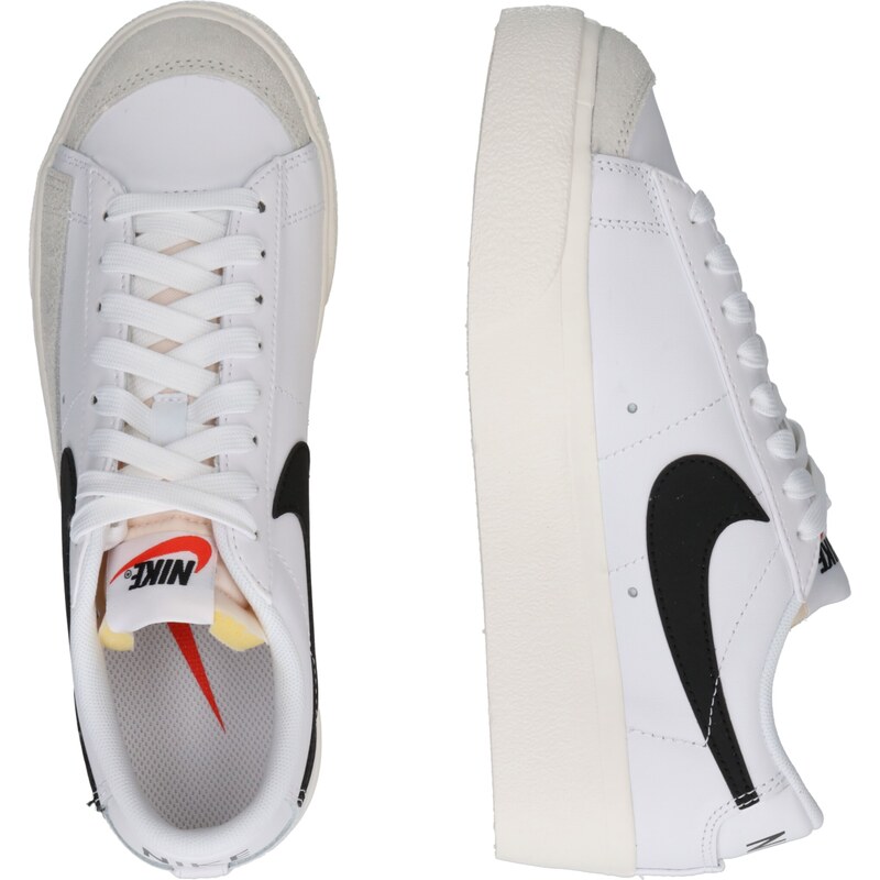 Nike Sportswear Niske tenisice 'Blazer' svijetlosiva / crna / bijela ...