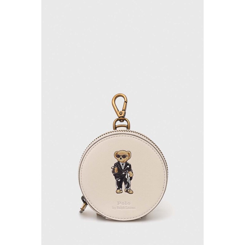 Kožni novčanik Polo Ralph Lauren za žene, boja: bež - GLAMI.hr