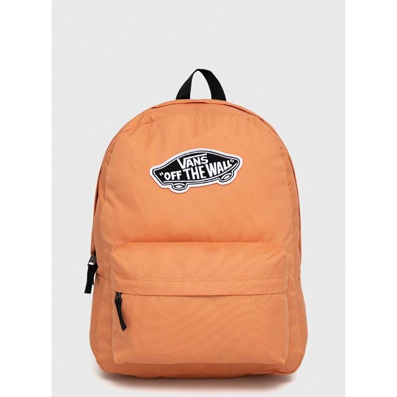Ruksak Vans Realm za žene, boja: narančasta, veliki, jednobojni model ...