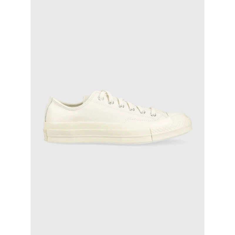 Kožne tenisice Converse Chuck 70 OX za žene, boja: bež, A03435C - GLAMI.hr