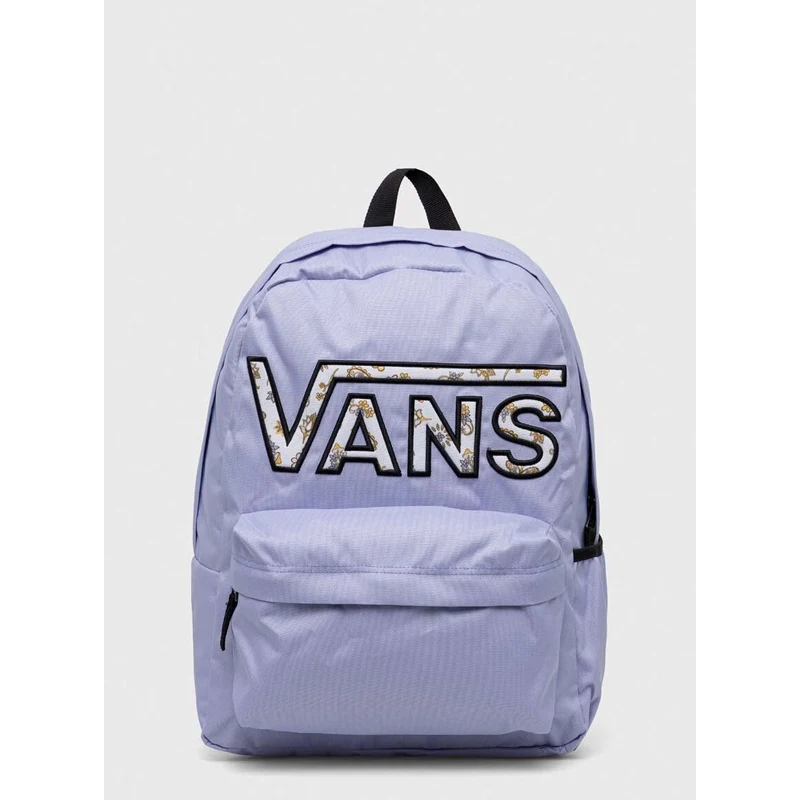 Ruksak Vans boja: ljubičasta, veliki, s aplikacijom - GLAMI.hr