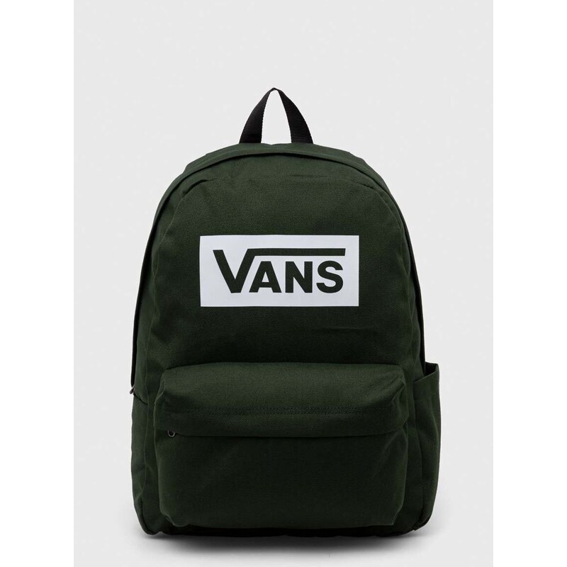 Ruksak Vans Old Skool Boxed boja: zelena, veliki, s tiskom ...