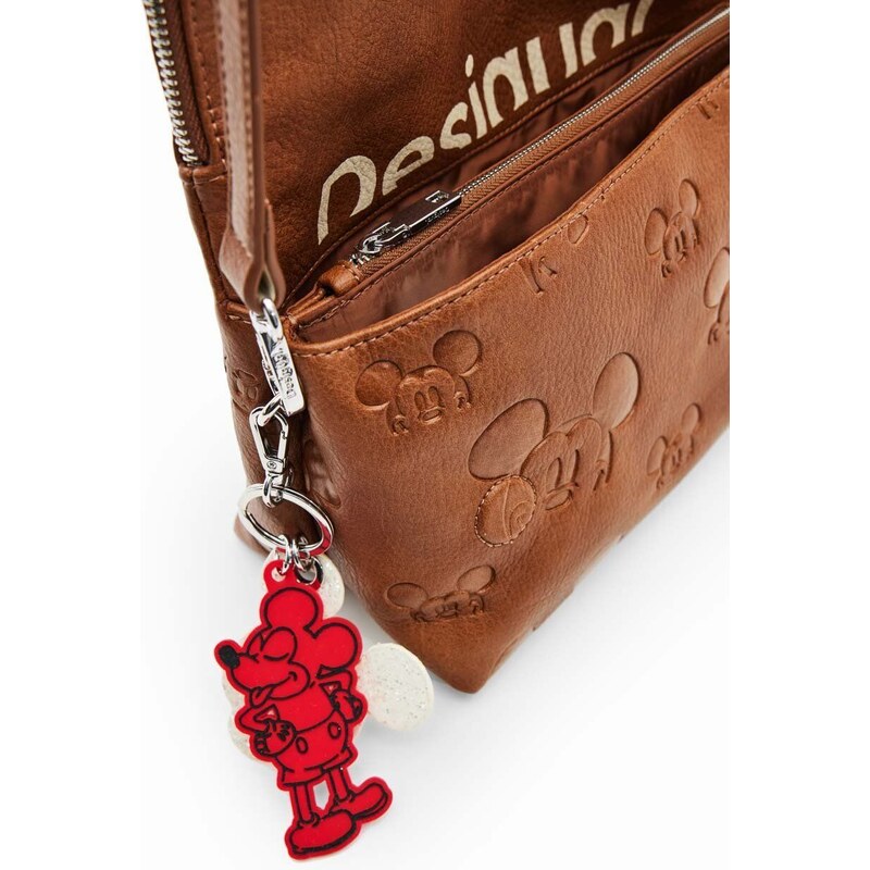 Torba Desigual x Disney boja: smeđa - GLAMI.hr