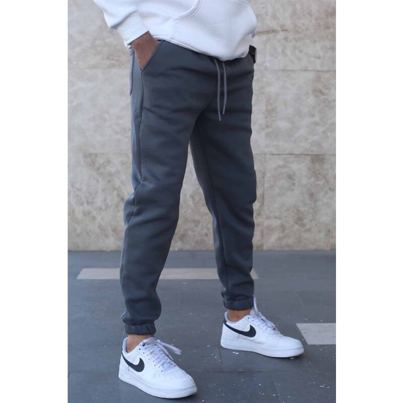 Madmext Smoked Black Men's Basic Sweatpants 5482 - GLAMI.hr