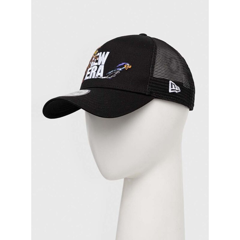 Kapa sa šiltom New Era boja: crna, s aplikacijom, WILE E COYOTE - GLAMI.hr