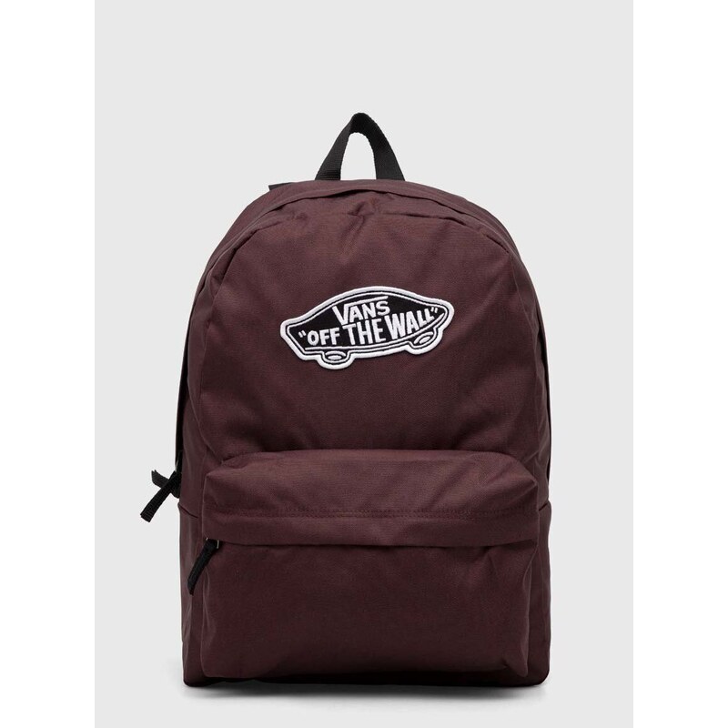 Ruksak Vans boja: bordo, veliki, s aplikacijom - GLAMI.hr