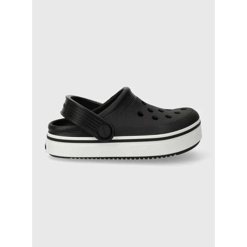 Dječje natikače Crocs 208479 Off Court Clog T boja: crna - GLAMI.hr