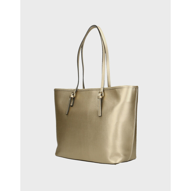 Jedinstvena luksuzna zlatna kožna torba na rame Alisane VERA PELLE ...