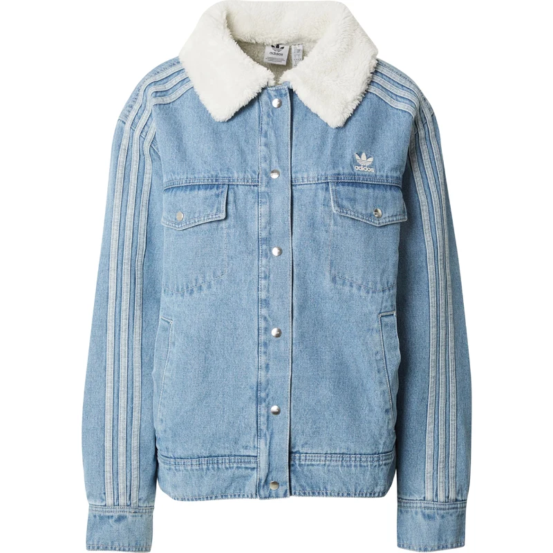 ADIDAS ORIGINALS Prijelazna jakna plavi traper - GLAMI.hr