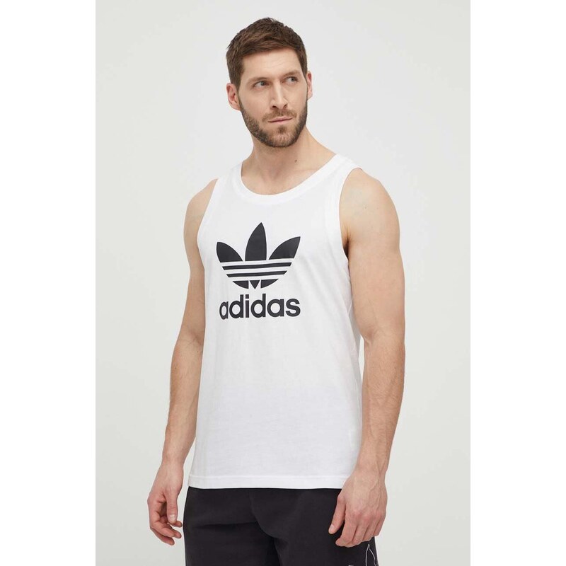Pamučni top adidas Originals Adicolor Classics Trefoil Tank Top boja ...