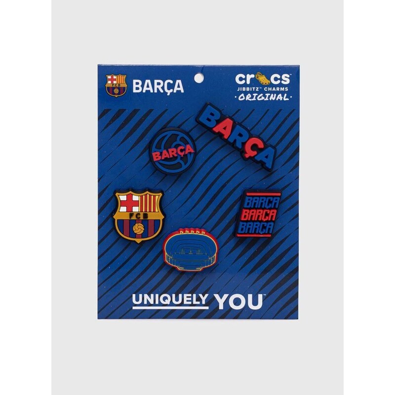 Dječji bedževi za obuću Crocs FC Barcelona 5-pack - GLAMI.hr
