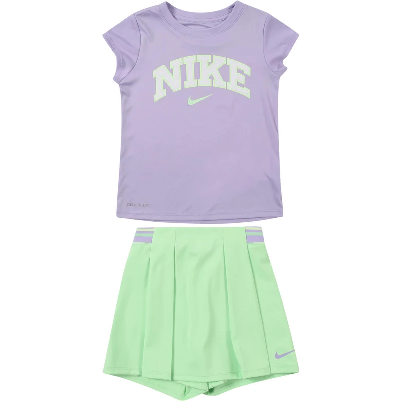 Nike Sportswear Komplet 'PREP IN YOUR STEP' svijetlozelena / lila ...