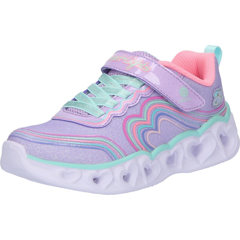 SKECHERS Tenisice 'HEART LIGHTS' svijetloplava / ljubičasta / roza ...